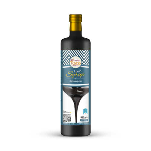 Organic Carob Syrup 'Creta Carob' 350gr - TERRA PURA